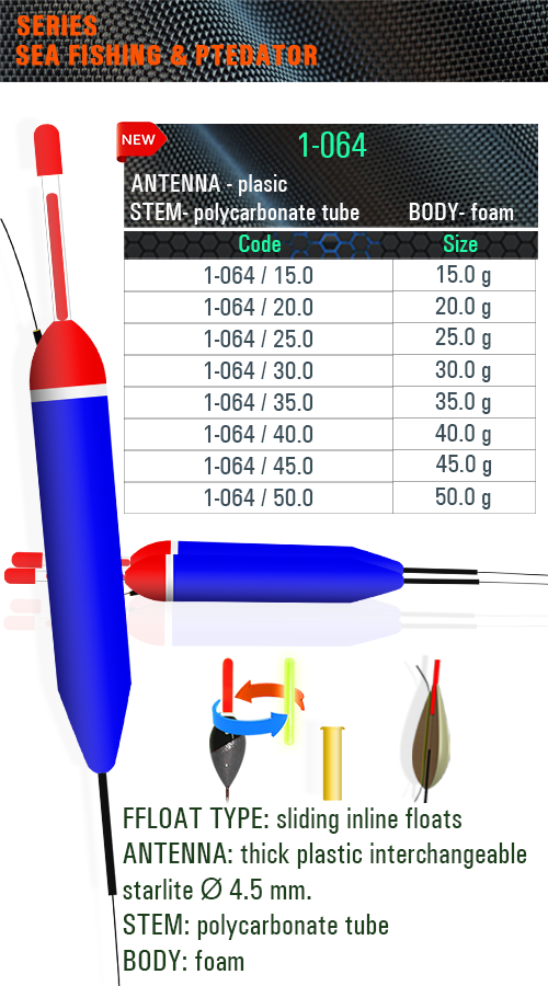 Sea Fishing & Predator floats sf